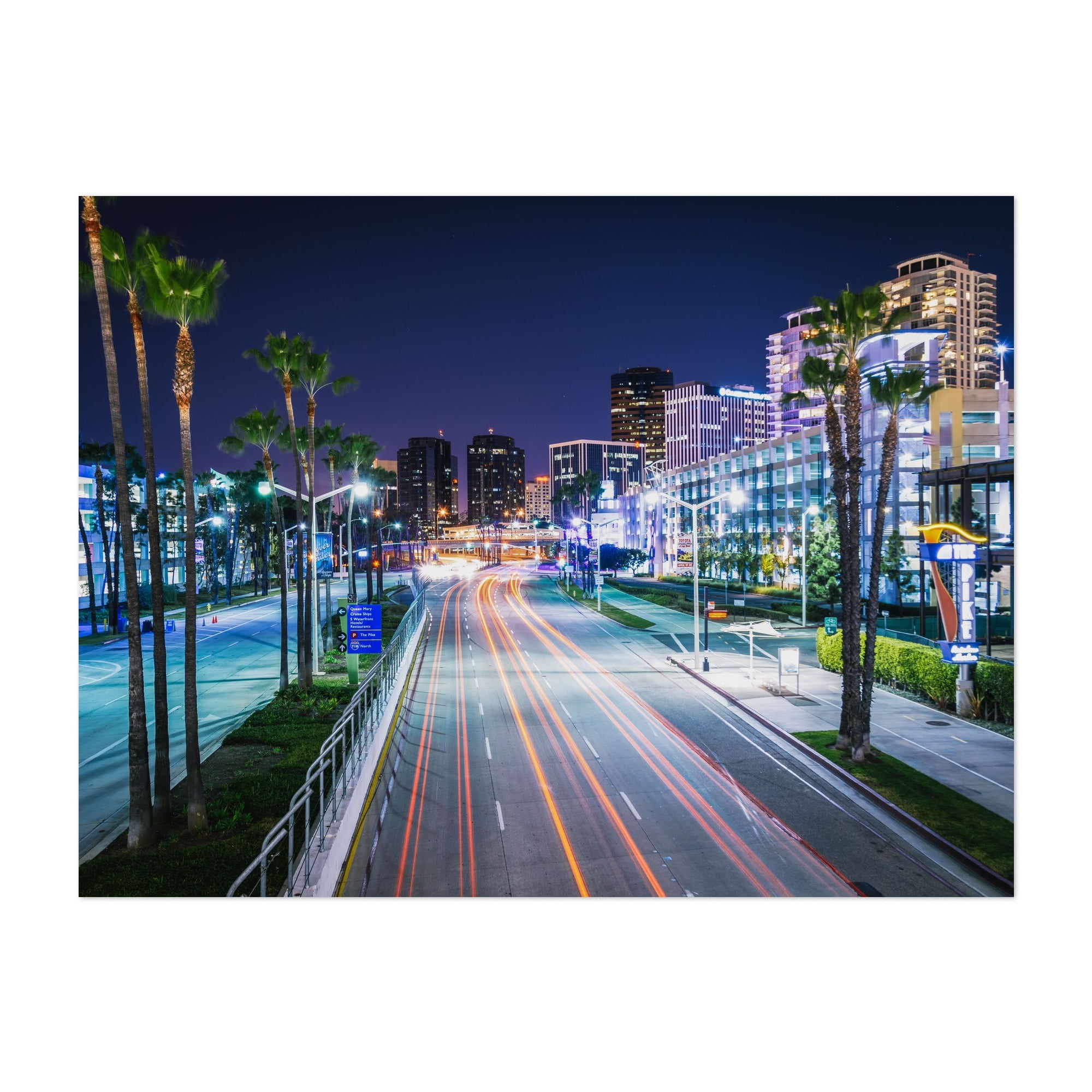 Shoreline Drive - Long Beach California Photography Cityscape Nightlife ...