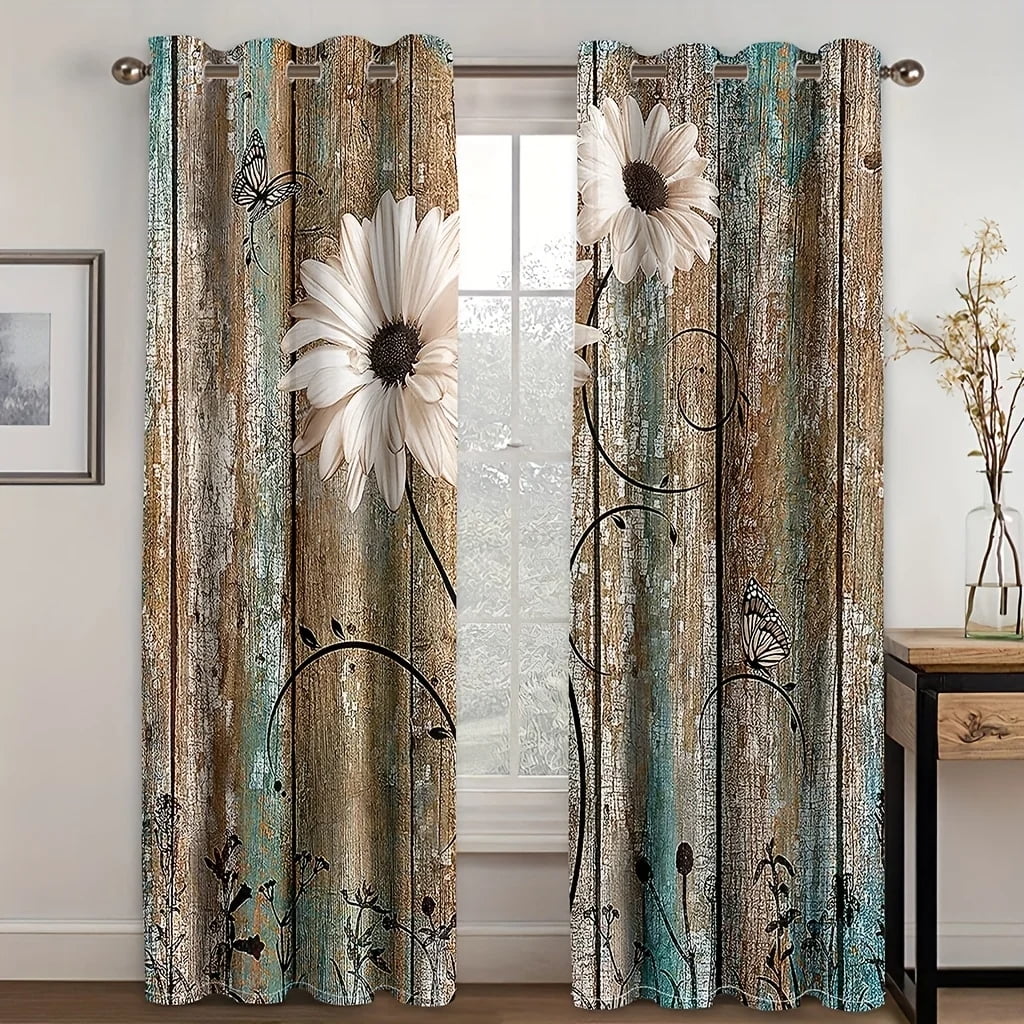 Shoreline Highway Blue Sky White Clouds Scenic Curtains 2 Panel Free ...