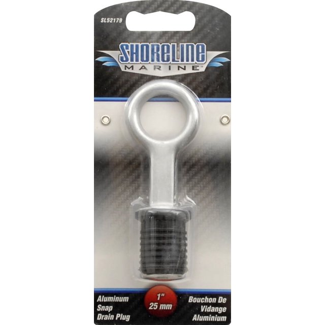 Shoreline Marine 5709-0219 1in Aluminum Boating Drain Snap Plug ...