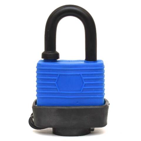 Shoreline Marine Boat Covered Padlock SL52170 | 1 1/2 Inch Blue Black ...