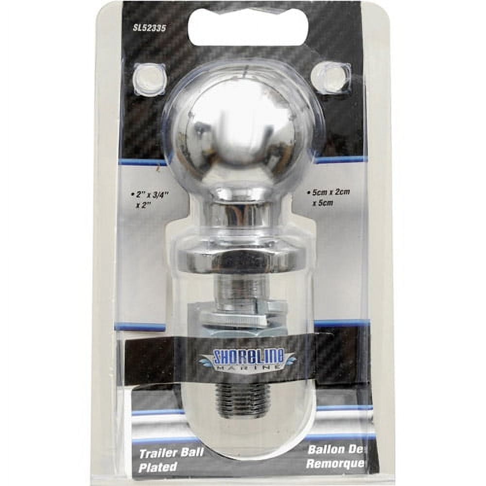 Shoreline Marine Chrome Plated Trailer Ball, 2 in - Walmart.com
