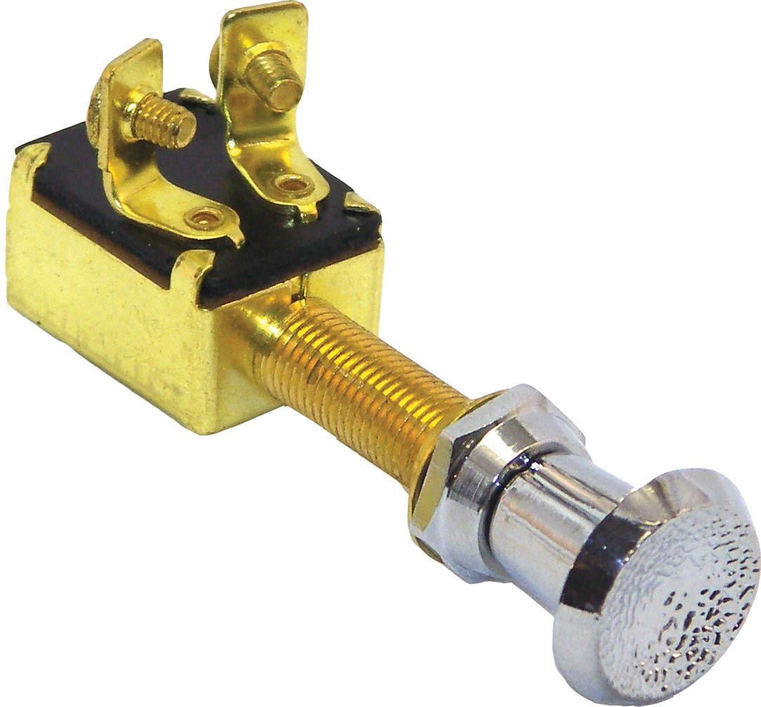 Shoreline Marine SL51304 Push/Pull Switch 2-Posit Brass - Walmart.com