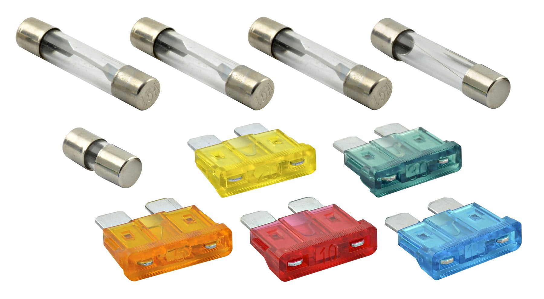 Shoreline Marine SL91862 Fuse Kit (Includes 2 10 15 20 30 Amp) - 5 Pack ...