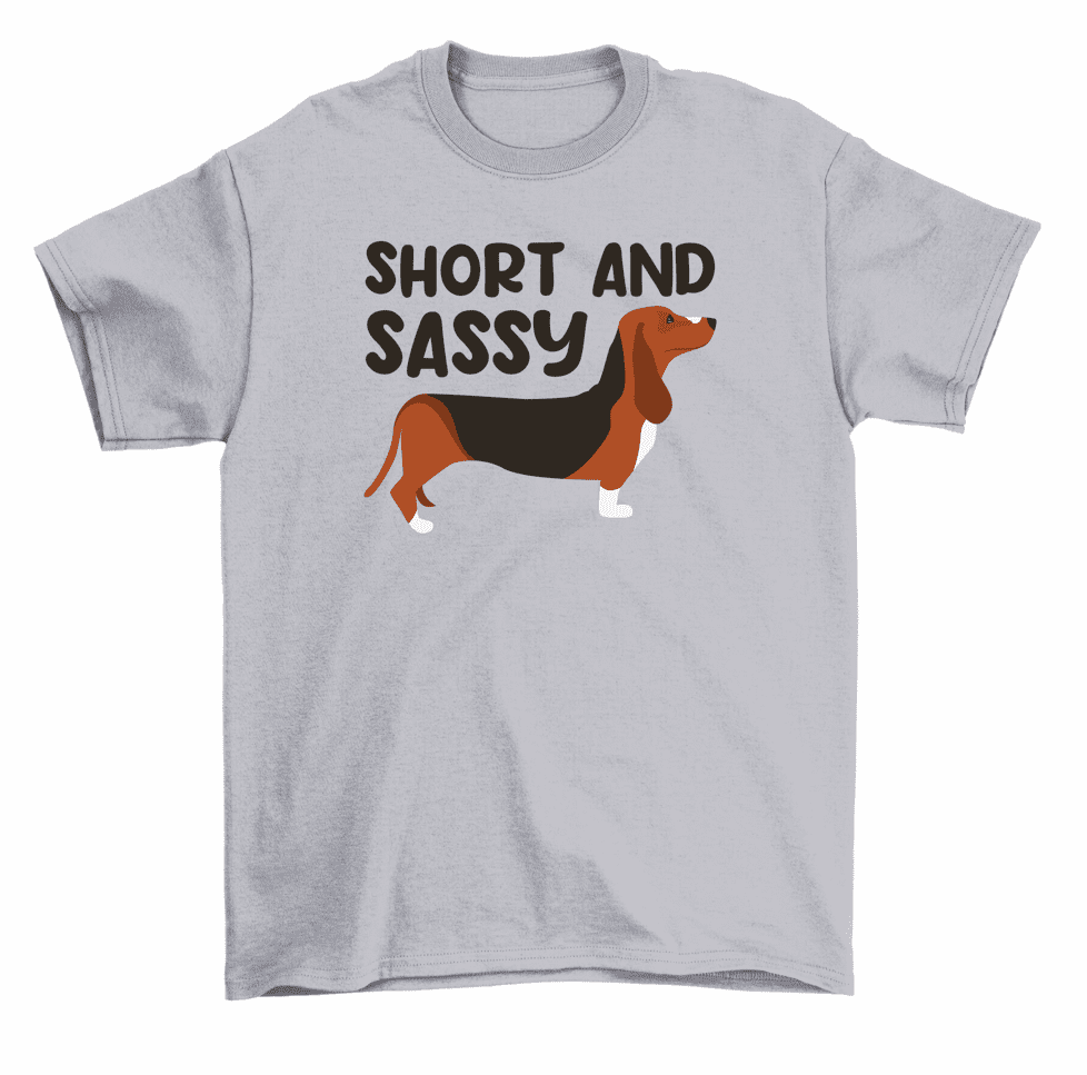 Short And Sassy Dachshund Weiner Dog T-Shirt Women Unisex - Walmart.com