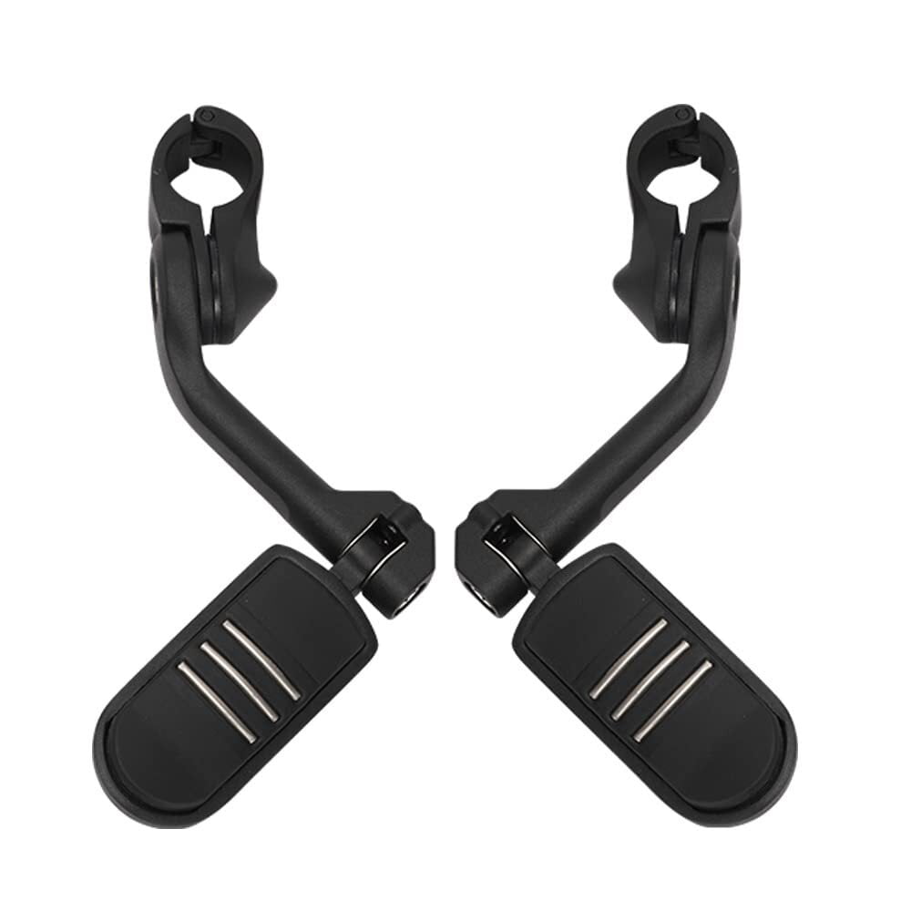 Short Angled Adjustable Highway Foot Peg Crash Bar Mount Kit Fits For ...