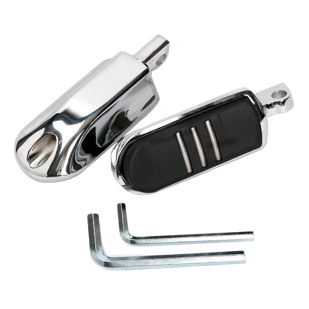 Short Angled Adjustable Highway Foot Peg Crash Bar Mount Kit Fits For ...