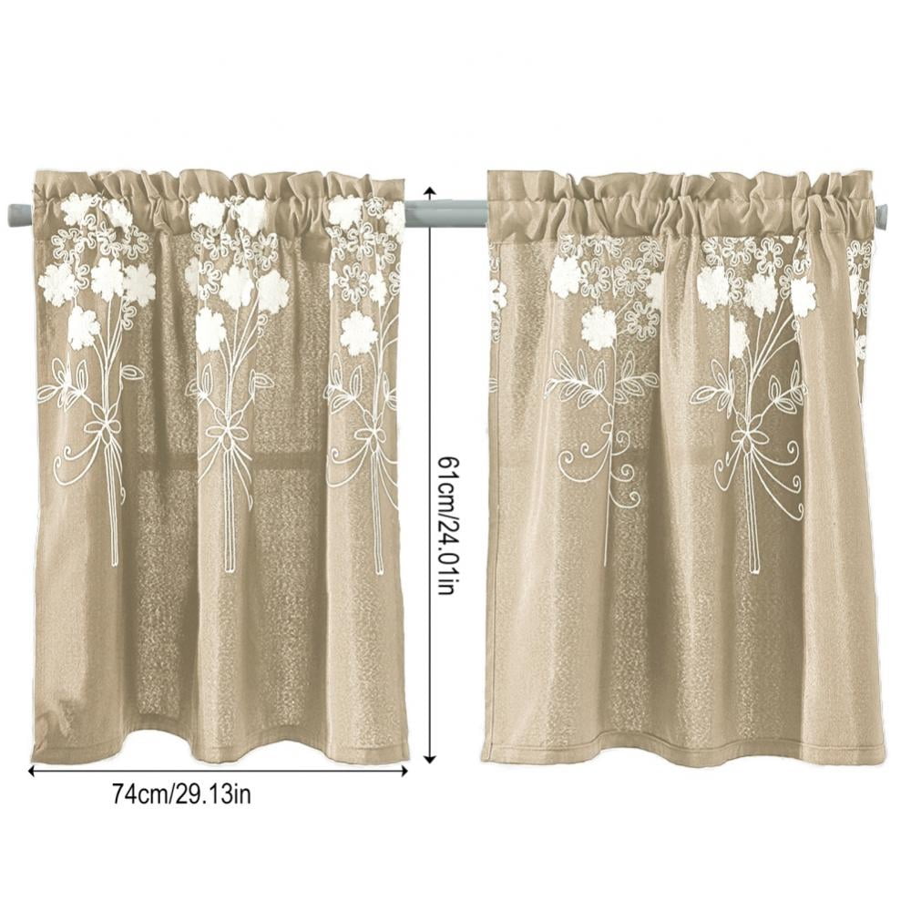 Short Blackout Curtains for Living Room Bedroom, 29 x 24 inches Window ...