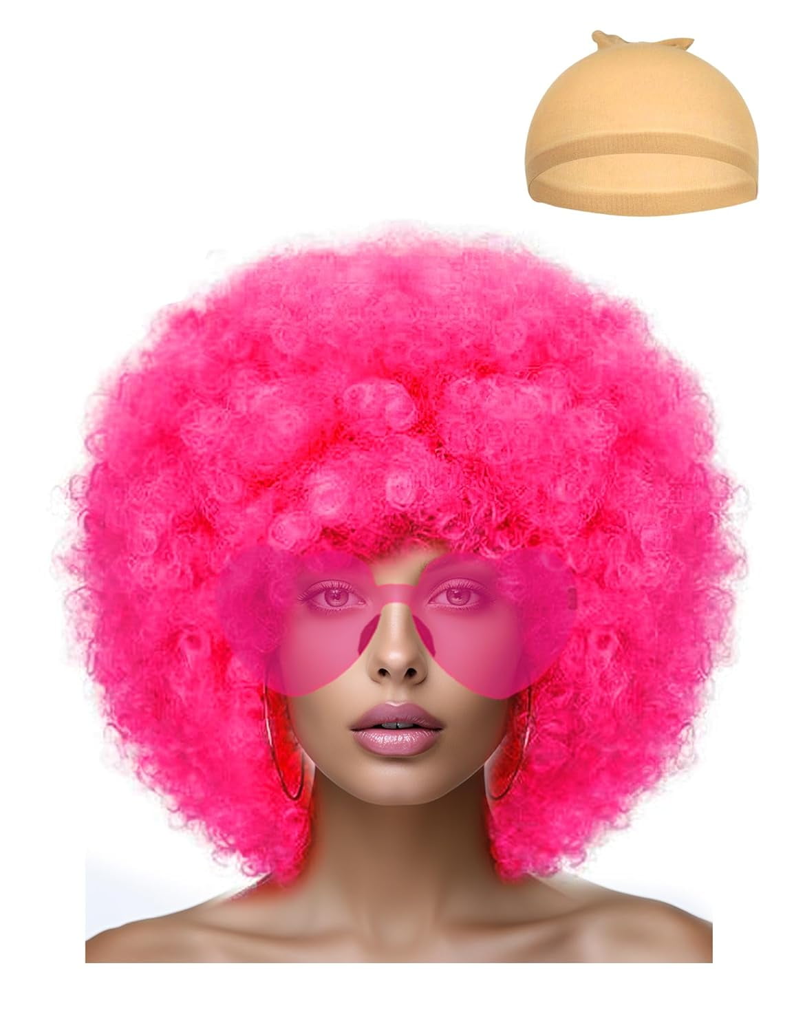 Short Bob Hair Wigs Straight with Flat Bangs Synthetic Colorful Cosplay ...