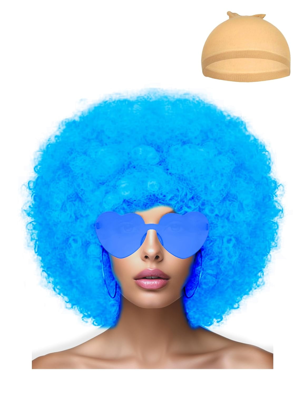 Short Bob Hair Wigs Straight with Flat Bangs Synthetic Colorful Cosplay ...