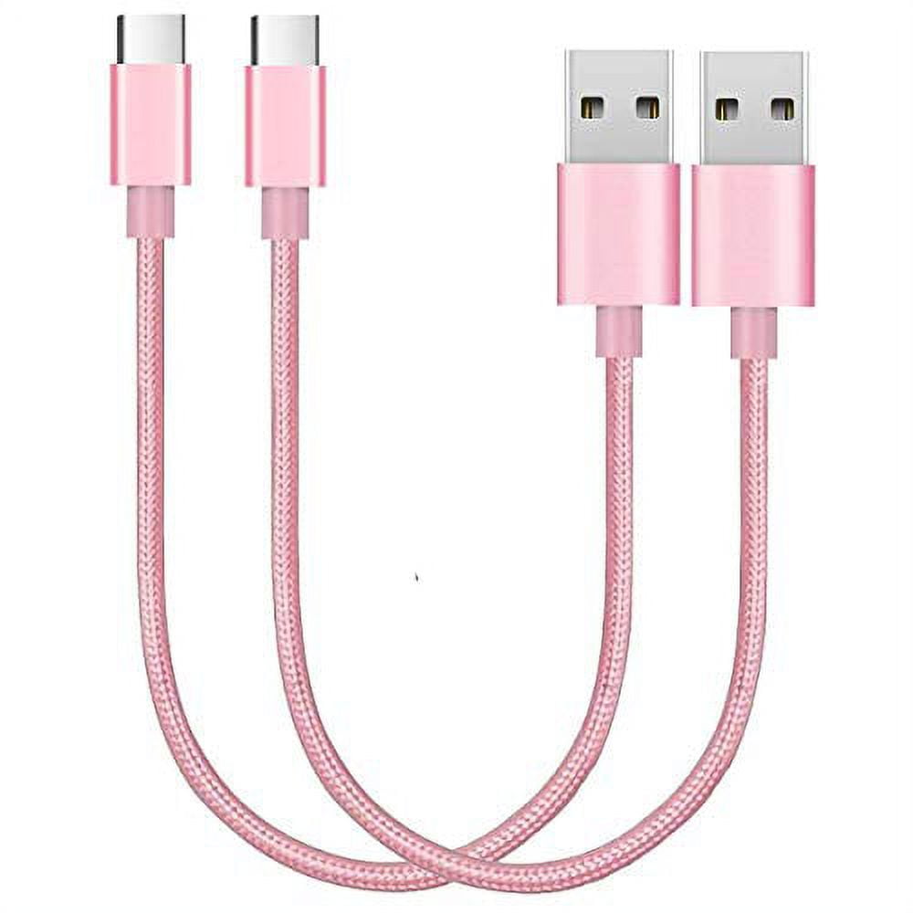 Short Chargers, USB Type-C to USB A Fast Charger Cable Cords, High ...
