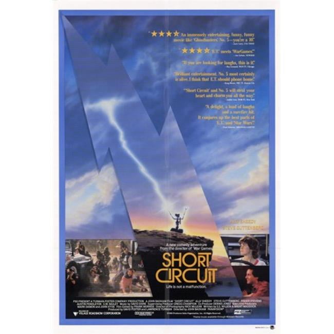 Short Circuit Movie Poster - 11 x 17 in. - Walmart.com