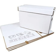 BCW High-Quality Short Comic Book Storage Box - White Corrugated ...