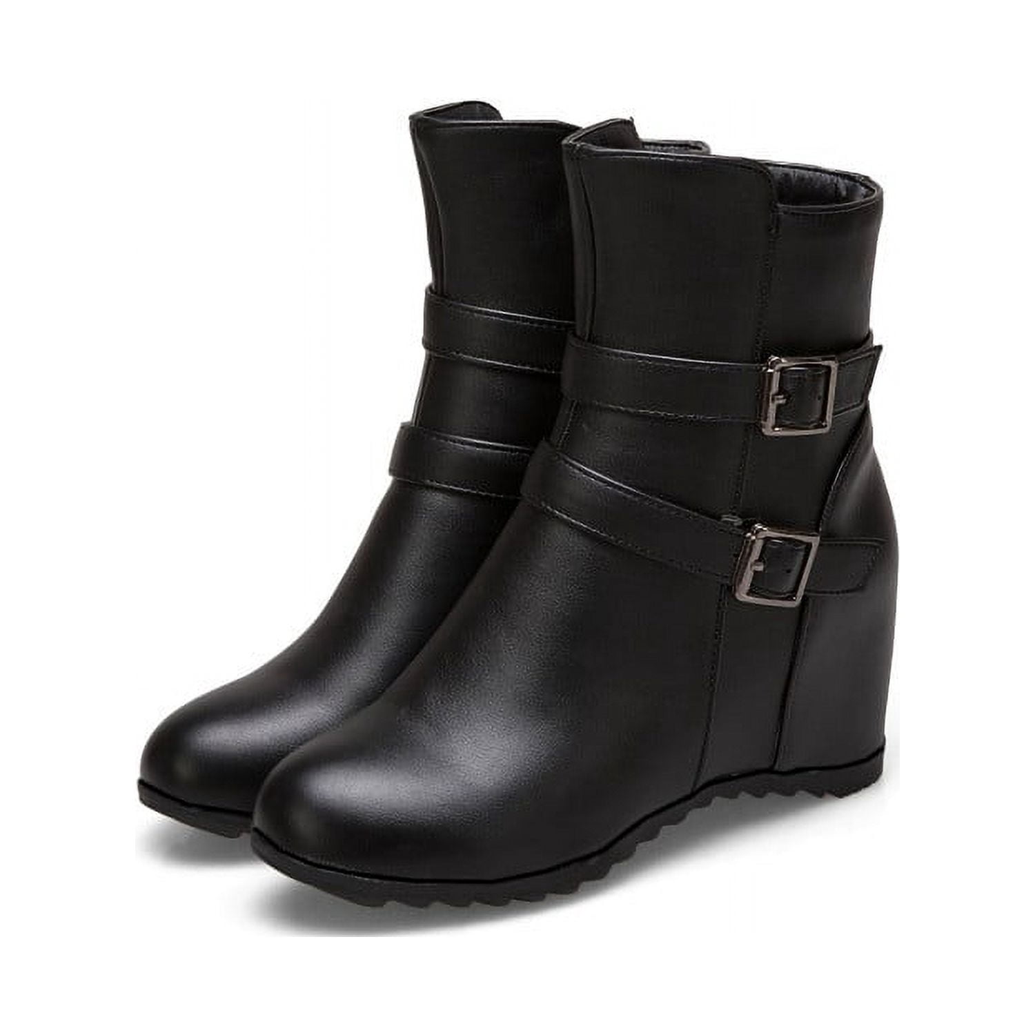 Short Cowboy Boots For Women Low Heel, Womens Fashion Winter Boots ...