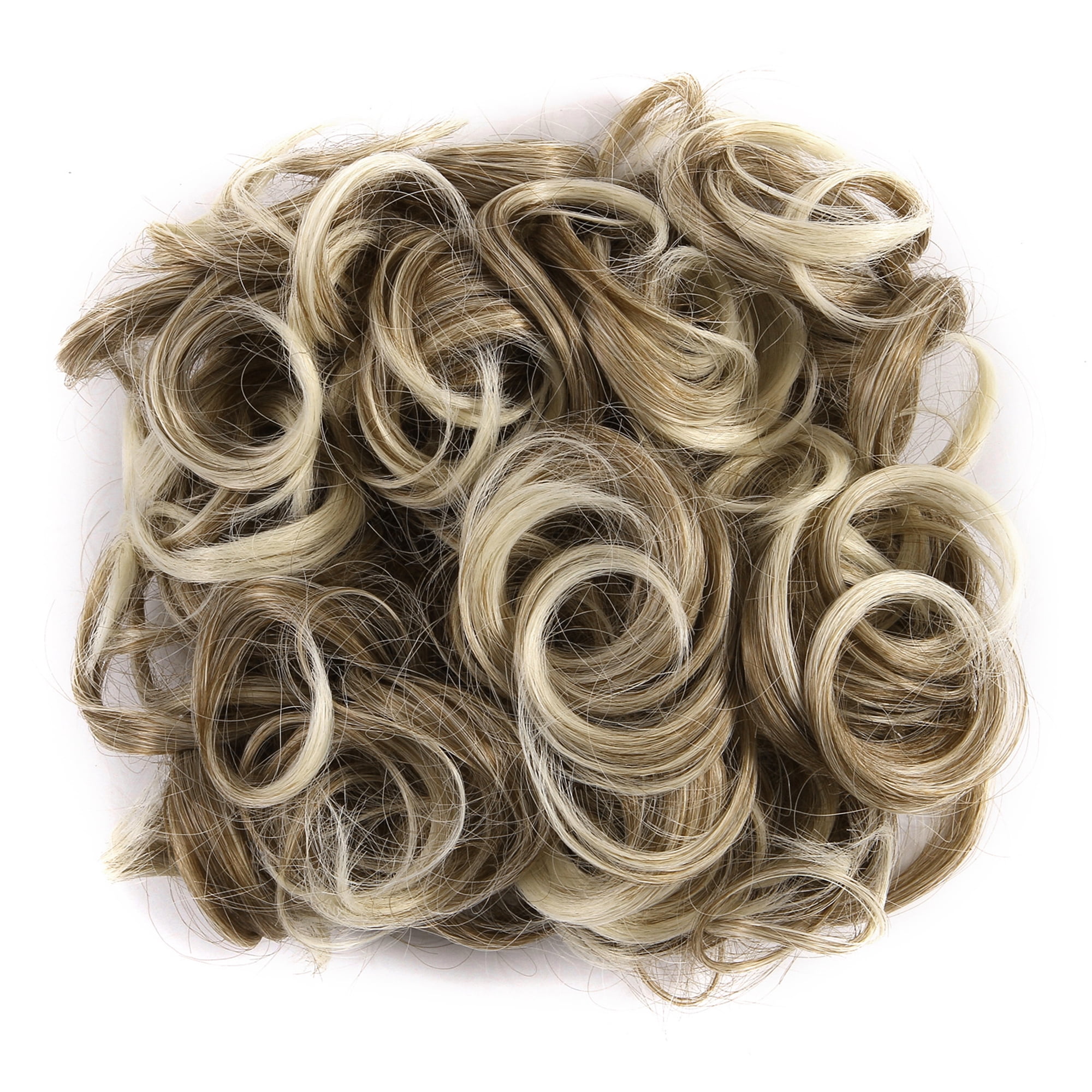 Short Curly Ponytail Bun Hair Extensions for Women Hair Strech Chignon ...