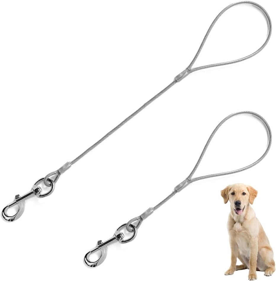 Short Dog Leash - Heavy Duty-12”/24”Short Chew Proof Dog Lead for ...
