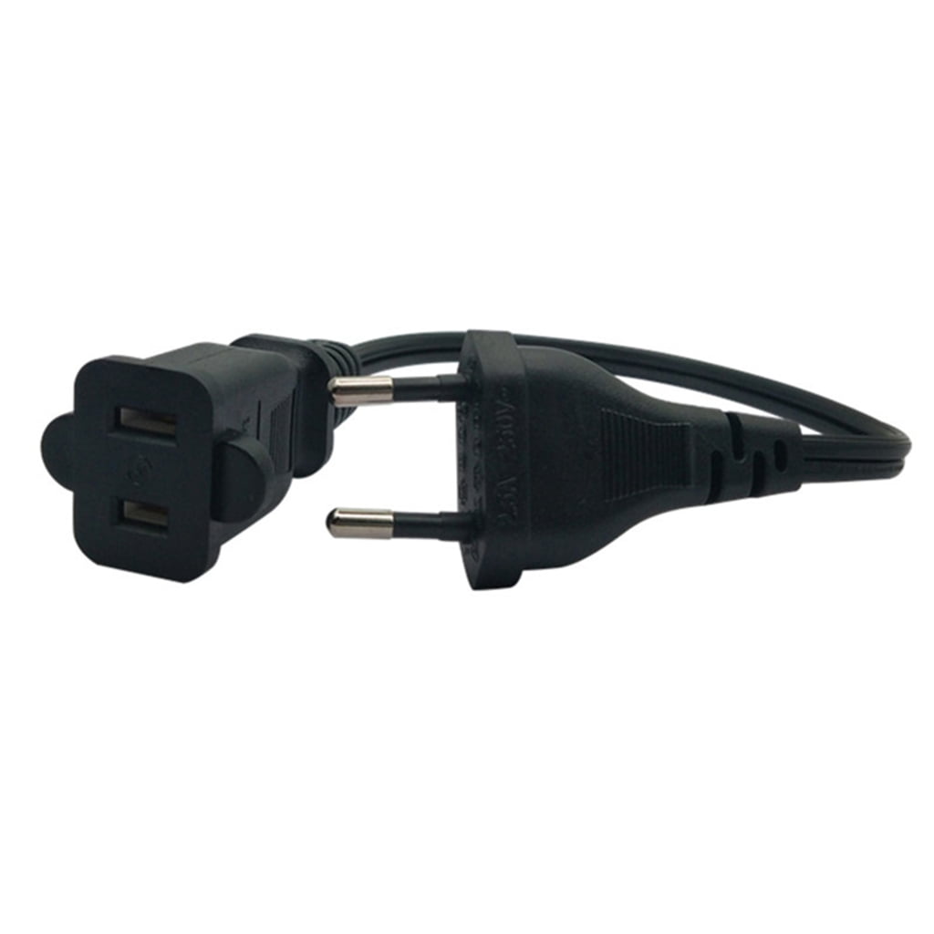 Short Extension Line EU4.0mm to Nema 1-15R Power Cable Cord Standard EU ...