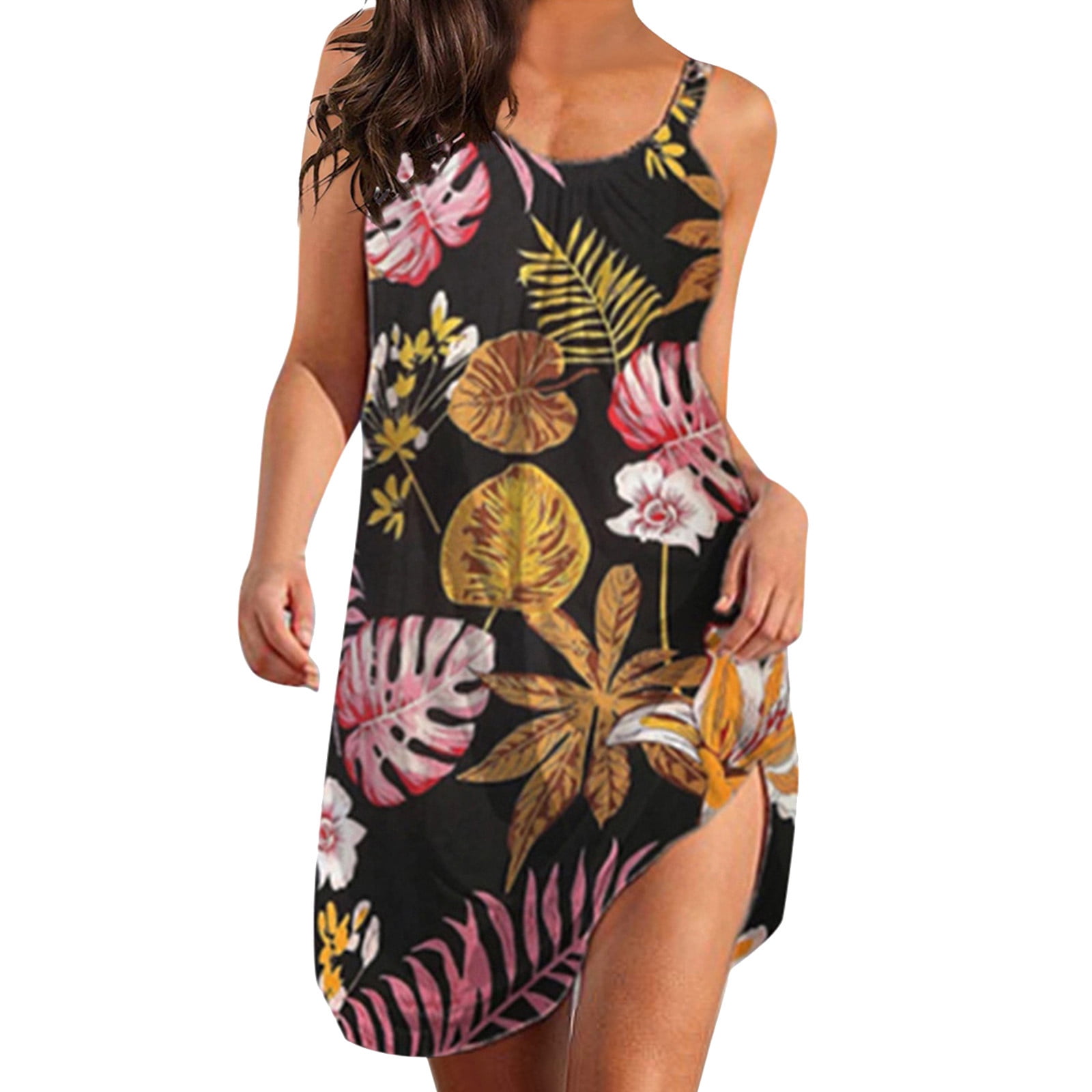 Short Fashion Summer Out Women Howllow Back Chiffon Strap Spaghetti