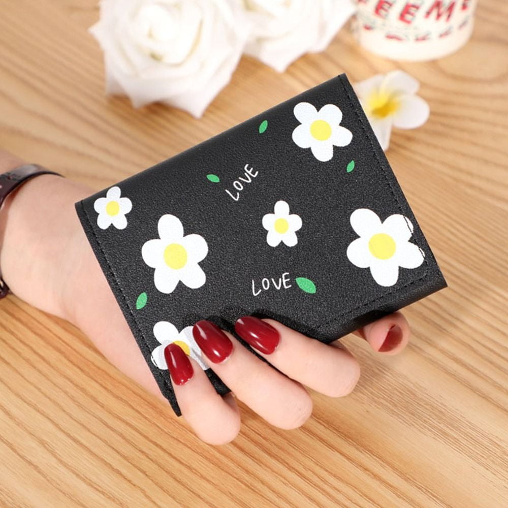 Short Folding Pouch Bag Small Hasp Coin Purse Girl Wallet Card Holder ...