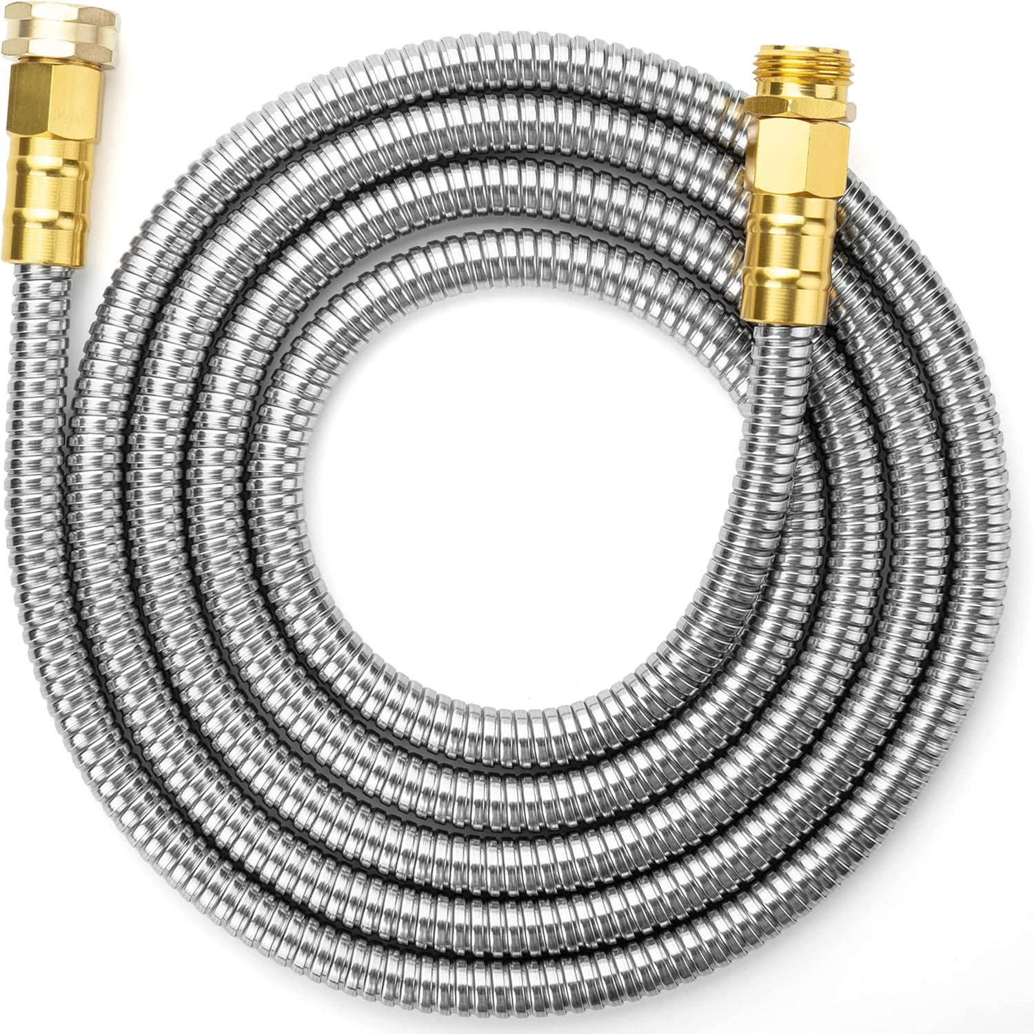 Sunifier Heavy Duty Stainless Steel Garden Hose 10 Feet Flexible Water ...