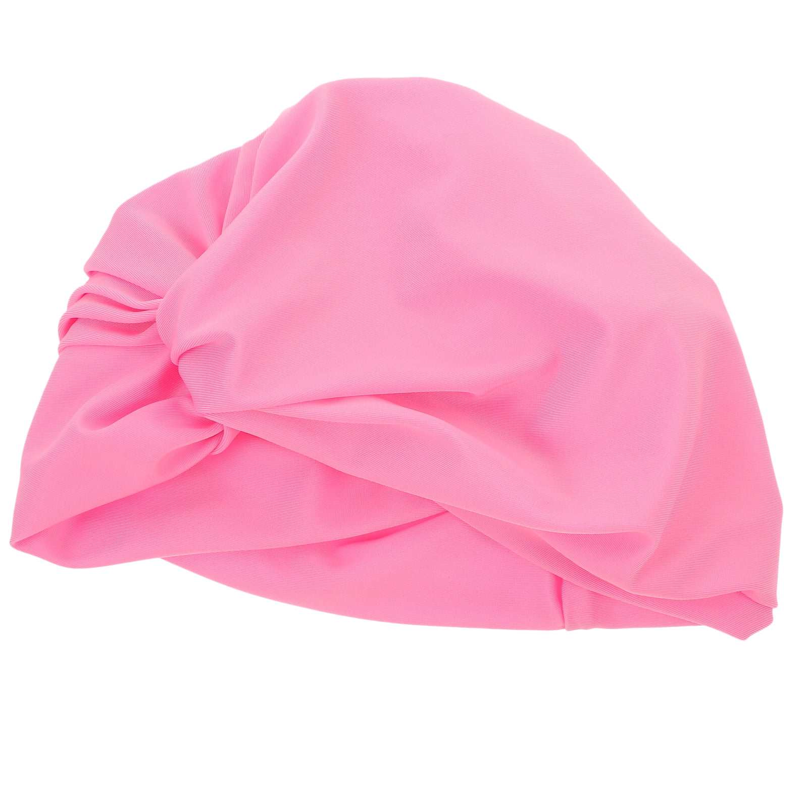 Short Hair Pleated Shower Cap Large Swim Nylon Bath Hat Women's Aldult ...