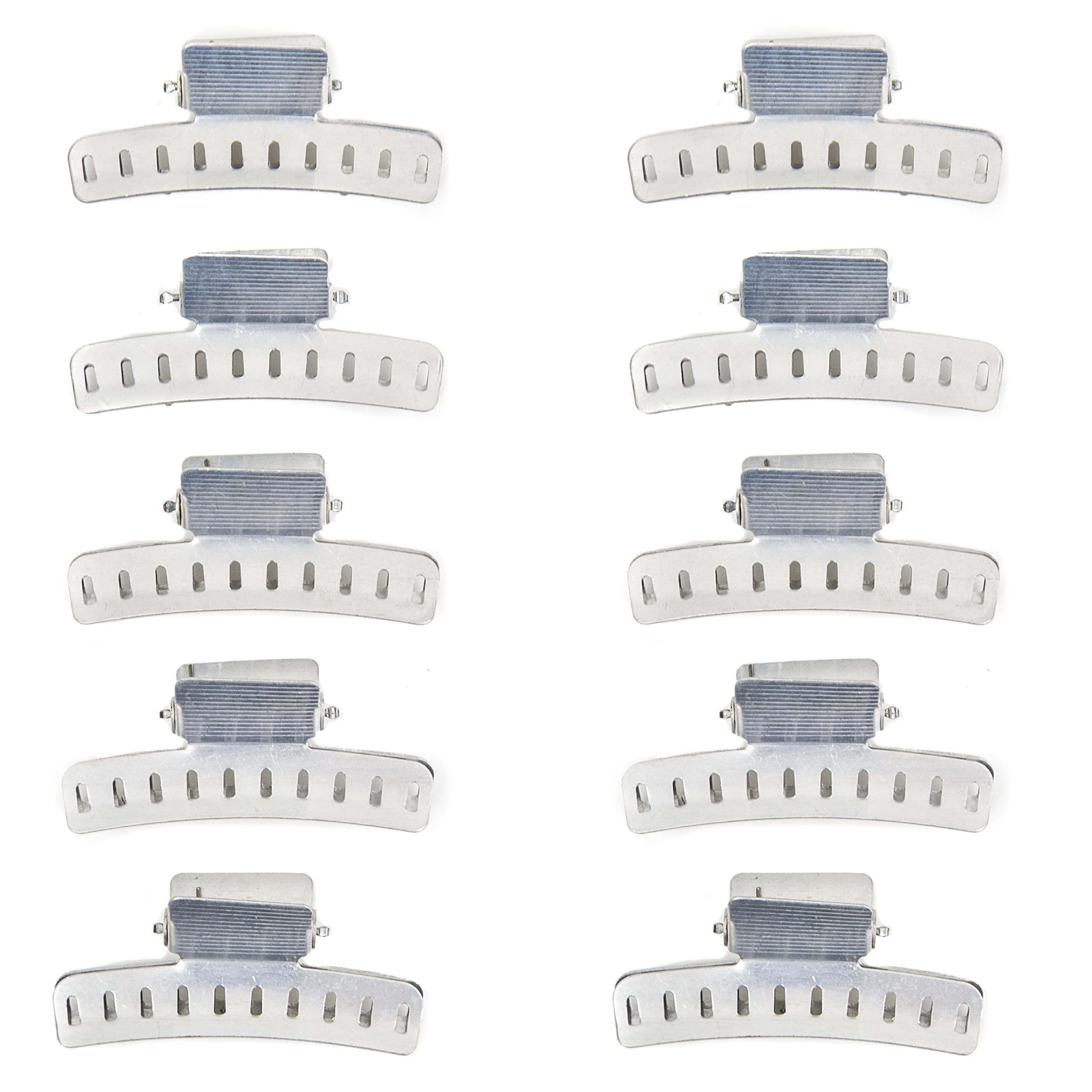 Short Hair Wave Clips - Set of 10 - Aluminum 2" Butterfly Wave Setting ...