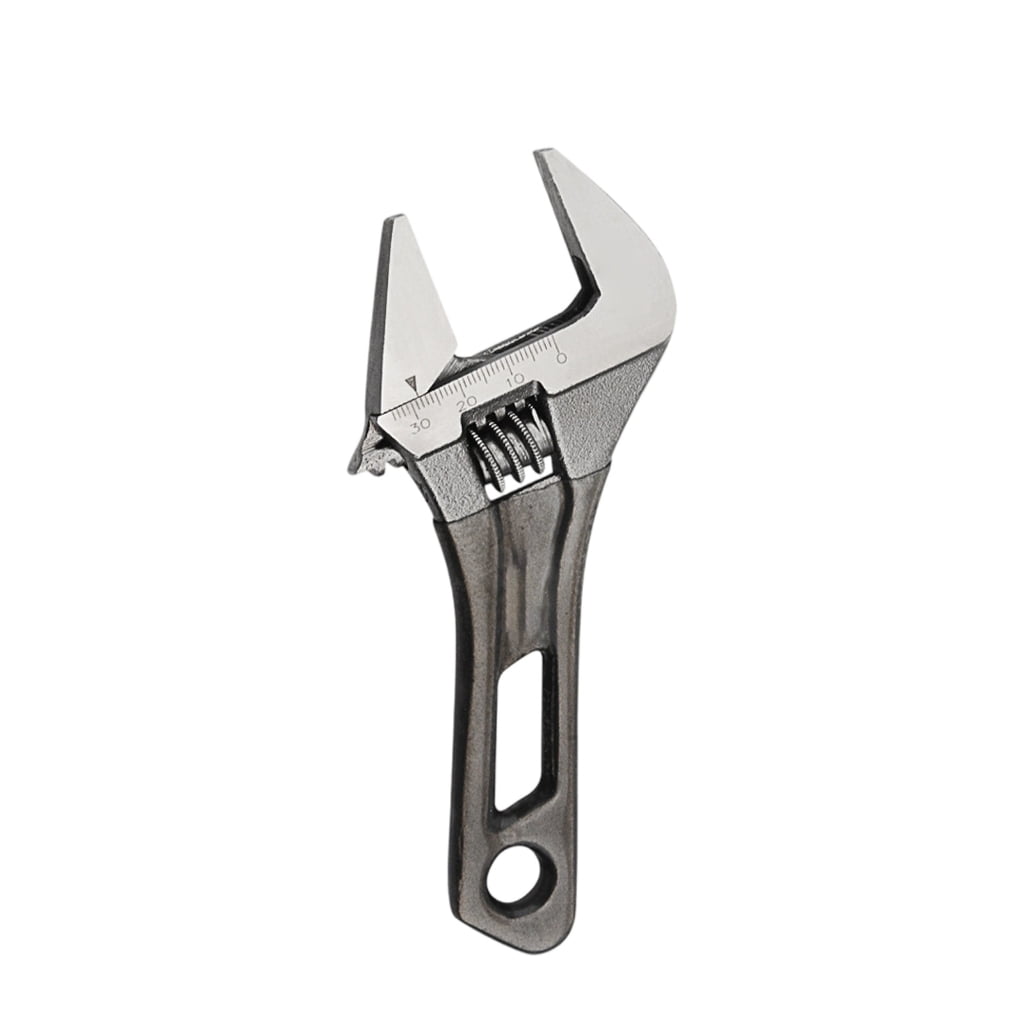 Short Handle Professional Wrench Wide Opening Carbon Steel Construction ...