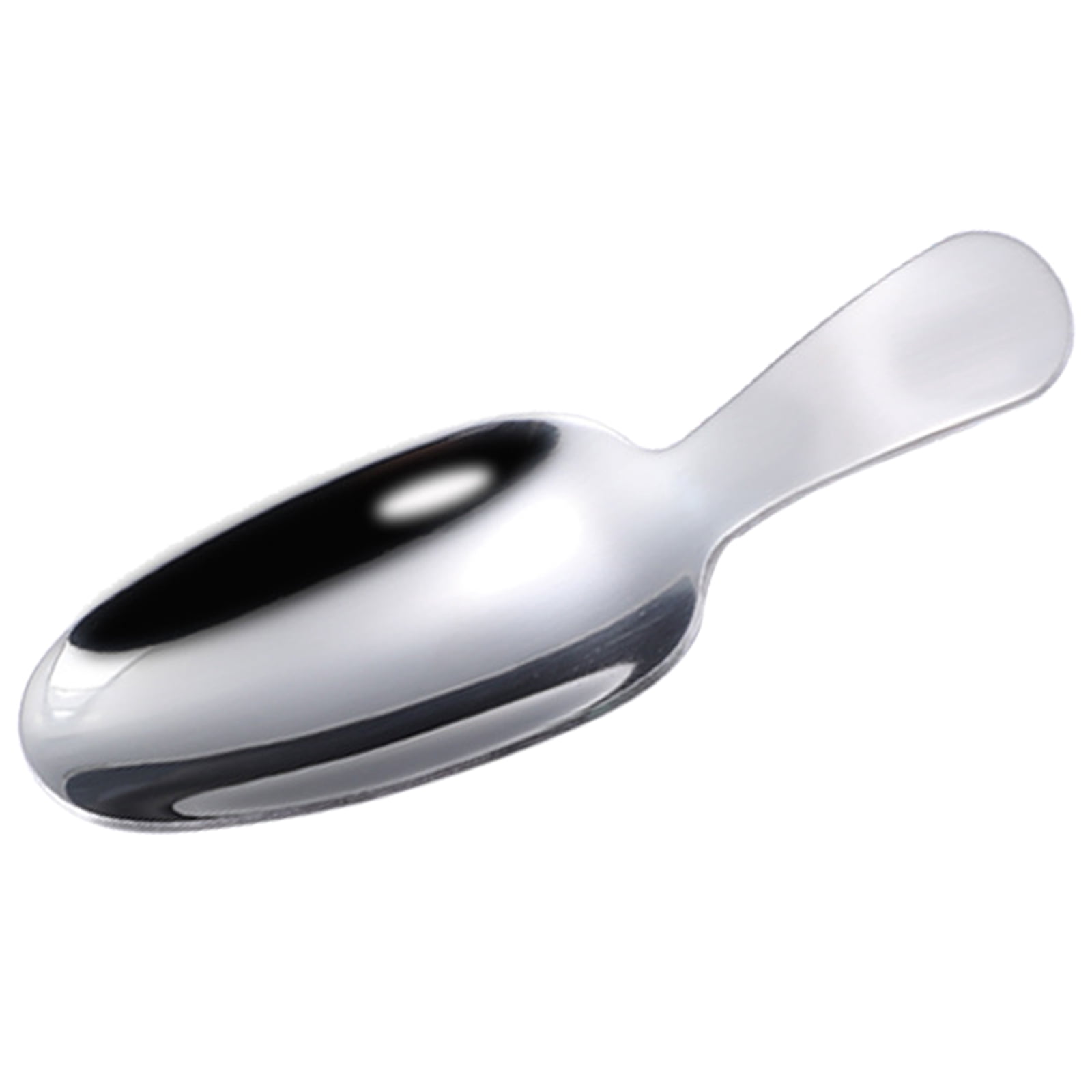 Short Handle Spoon Dessert Teaspoons Stainless Steel Sugar Cake Spoons ...