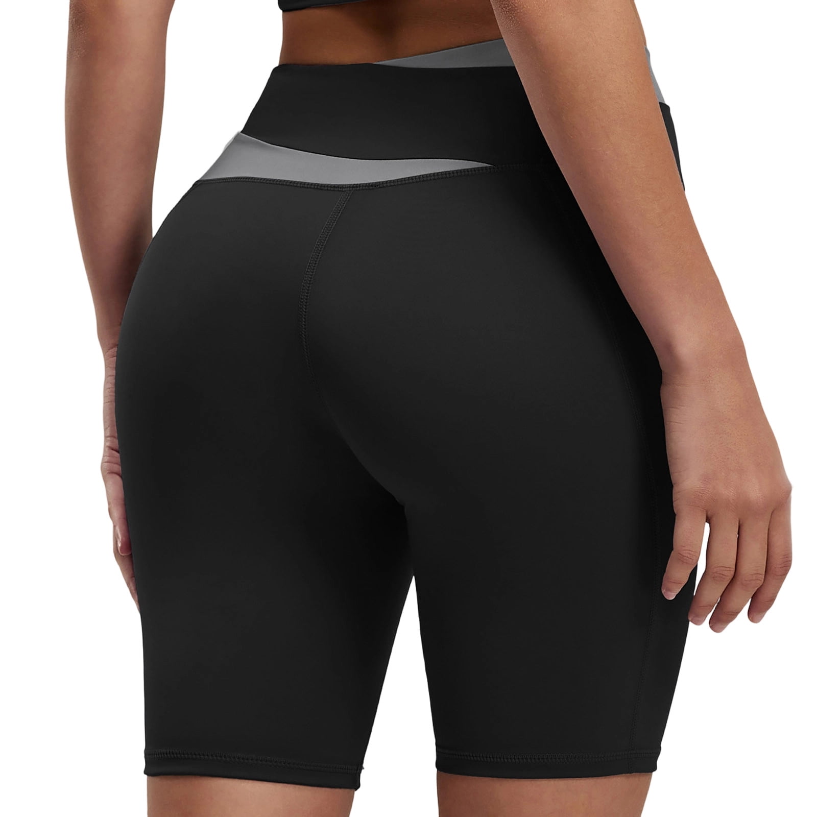 Short Leggings for Women Plus Size Seamless Cycling Legging Shorts ...