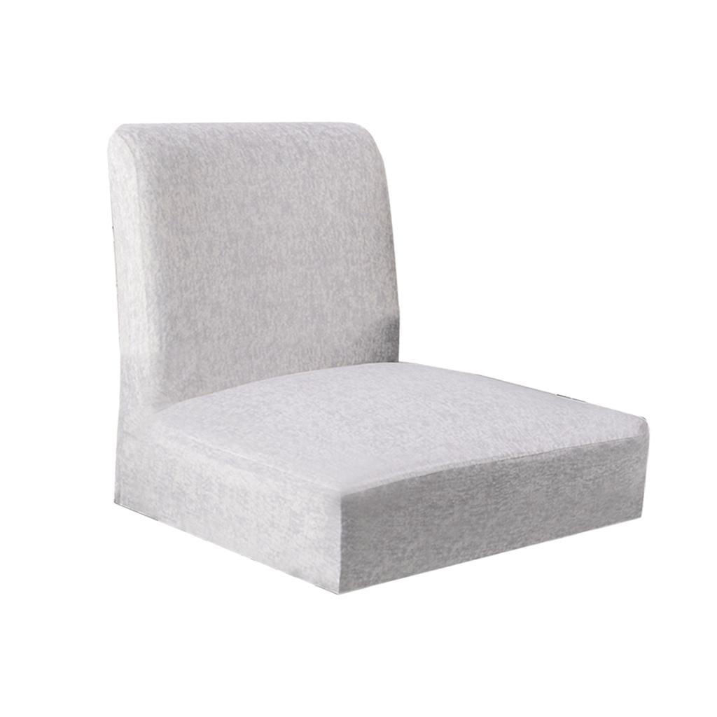 Short Low Back Chair Stool Cover Furniture Protector for Banquet Gray ...