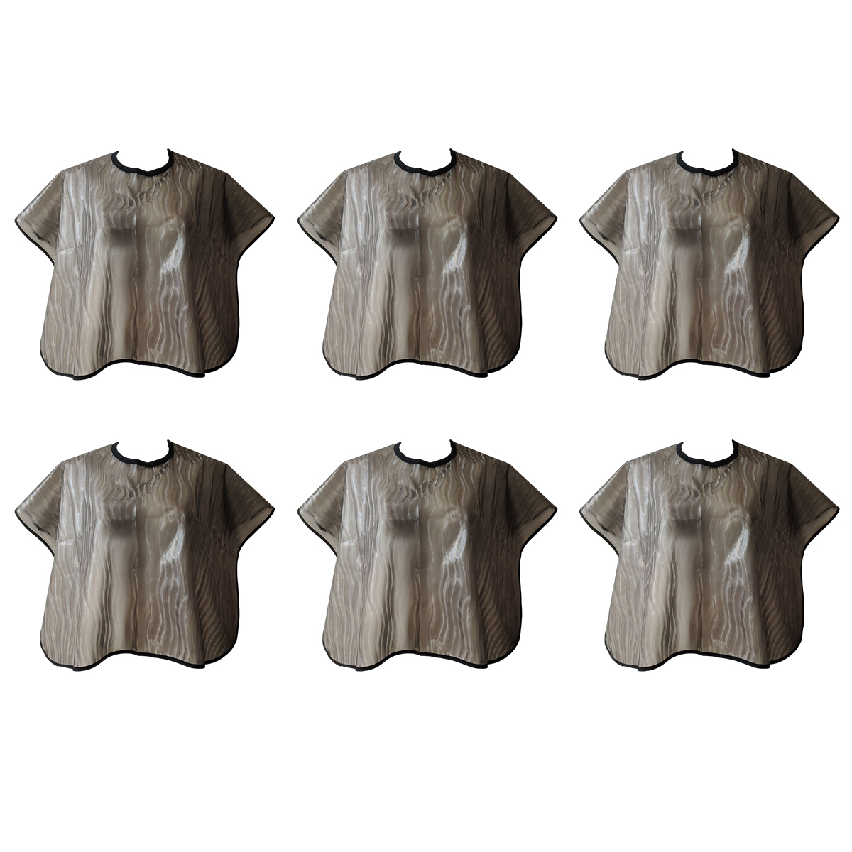 Short Makeup Comb Out Cape Bib, Waterproof Hair Dye Cape, Salon Hair ...