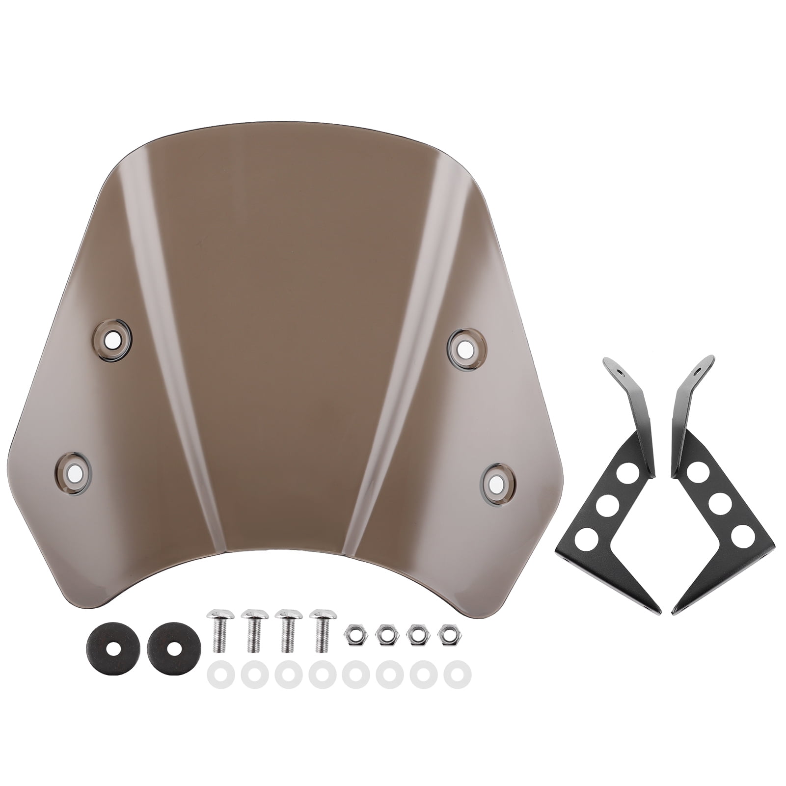 Short Motorcycle Windshield Wind Deflector Protective Fairing for ...