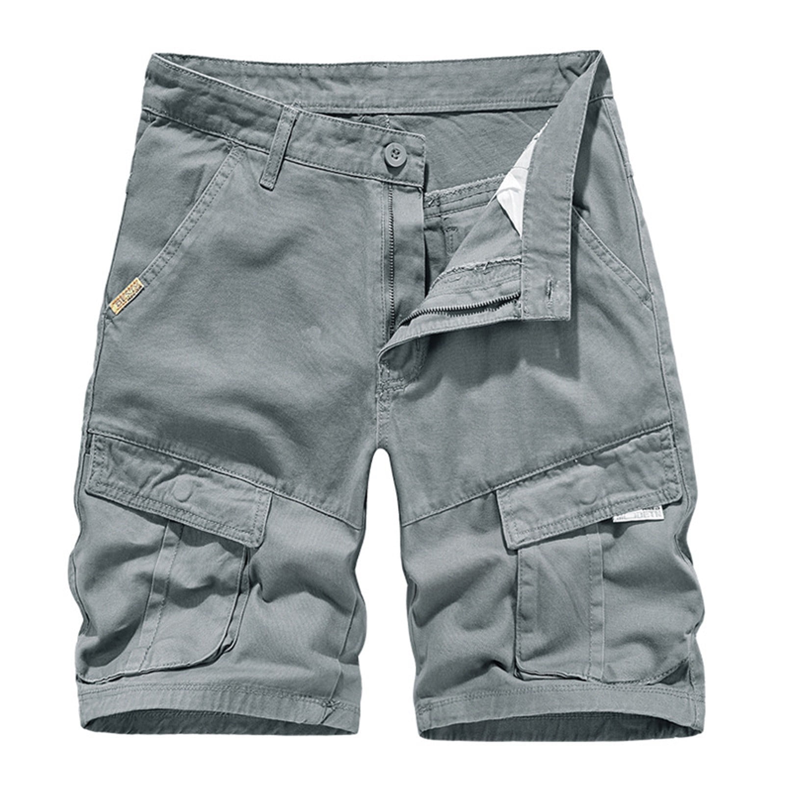 Short Pants for Men 3/4 Relaxed Fit Travel Outdoor Stretch Shorts ...