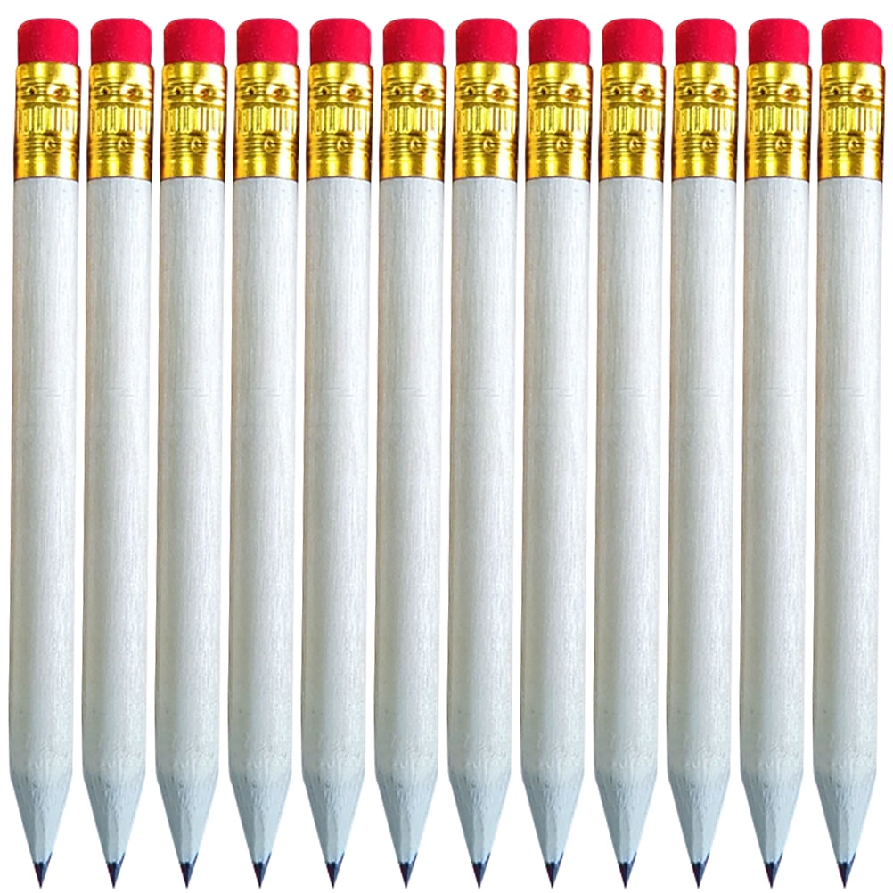 Short Pencil Mini Pencils for Kids Stationery Erasers Golf Sketch ...