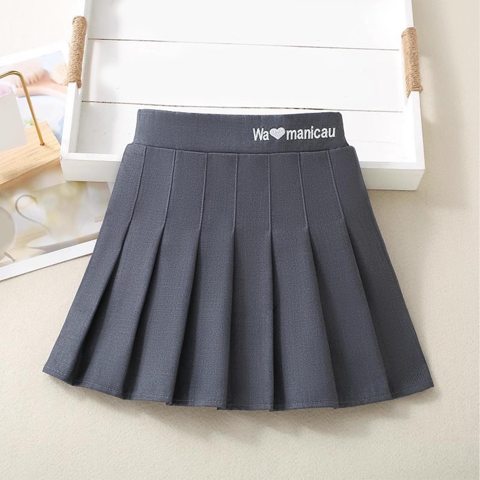 Short Petticoat Skirt for Girls Girls' Uniform Pleated Skort, Kids ...