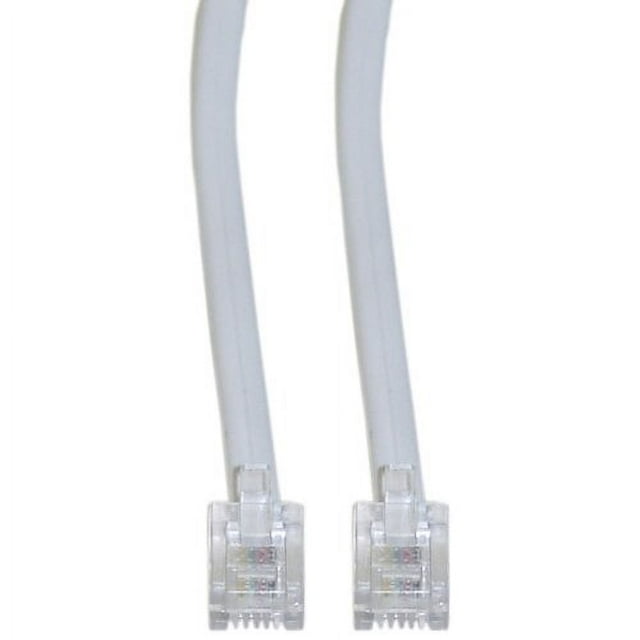 Short Phone Line Cord Fax DSL ADSL Modem Landline Small RJ11 Telephone ...