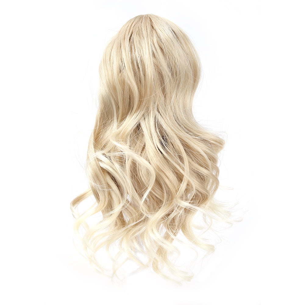 Short Ponytail Extension Synthetic Claw Curly Wavy Clip in Hairpiece ...