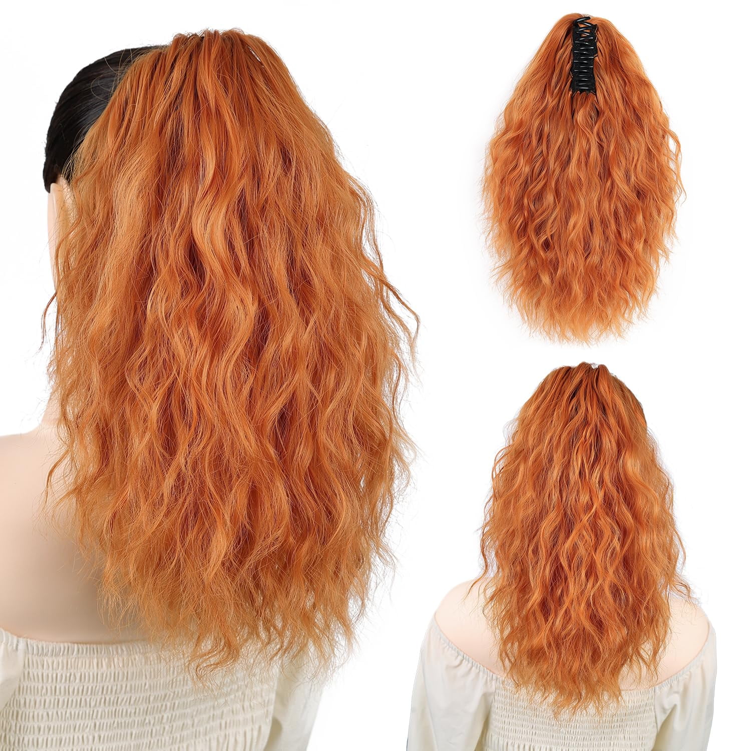 Short Ponytail Extensions, Claw Clip in Ponytail Hair Extensions, Clip ...