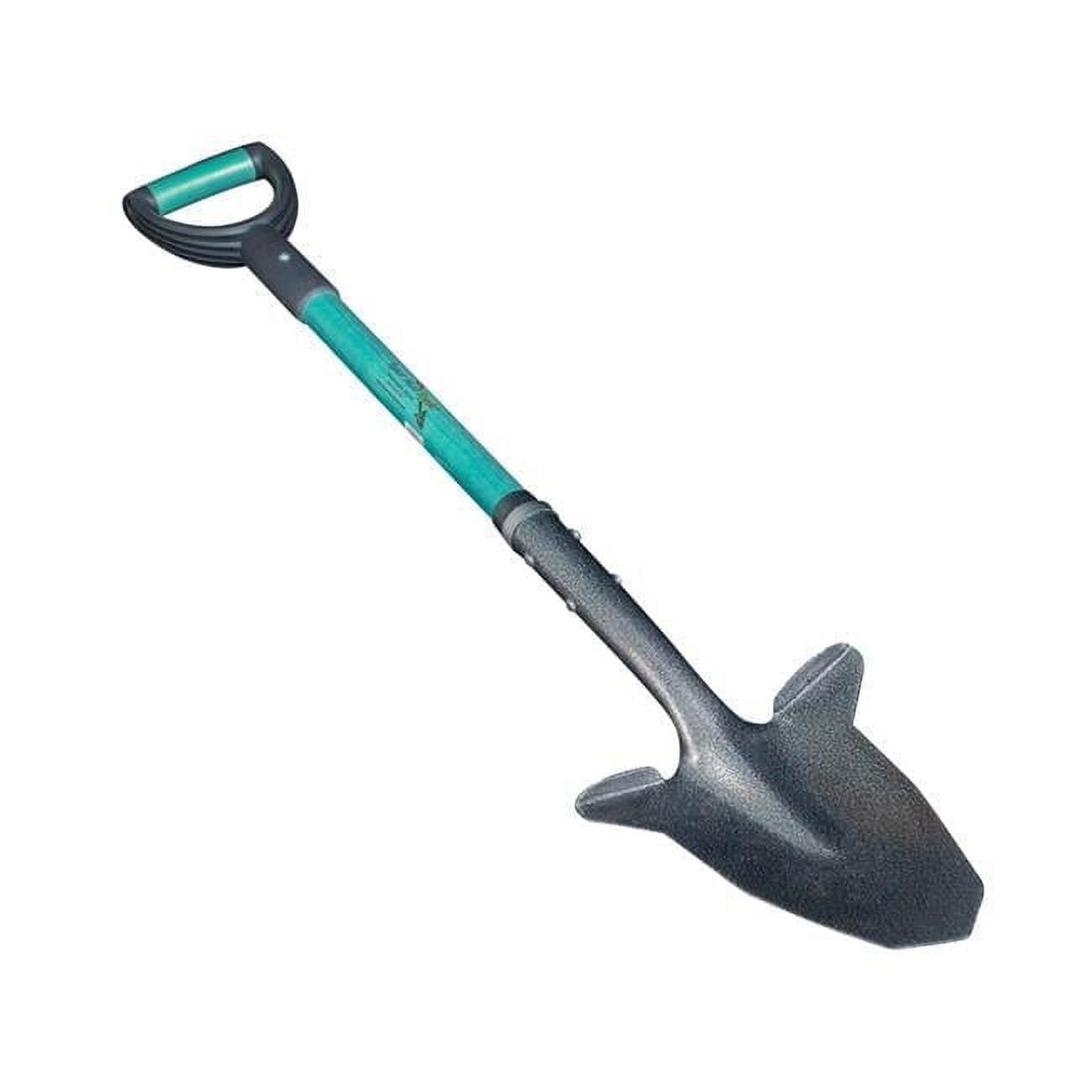Walmart Short Fiberglass Handle with Cushion D Grip, Teal, Carbon Steel ...