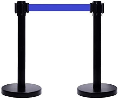 Short Retractable Belt Stanchion by VIP Crowd Control, 24" Height Queue ...