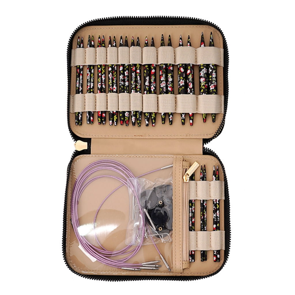 Short Round Knitting Needle Circular Knitting Needle Set Size 3mm-10mm ...