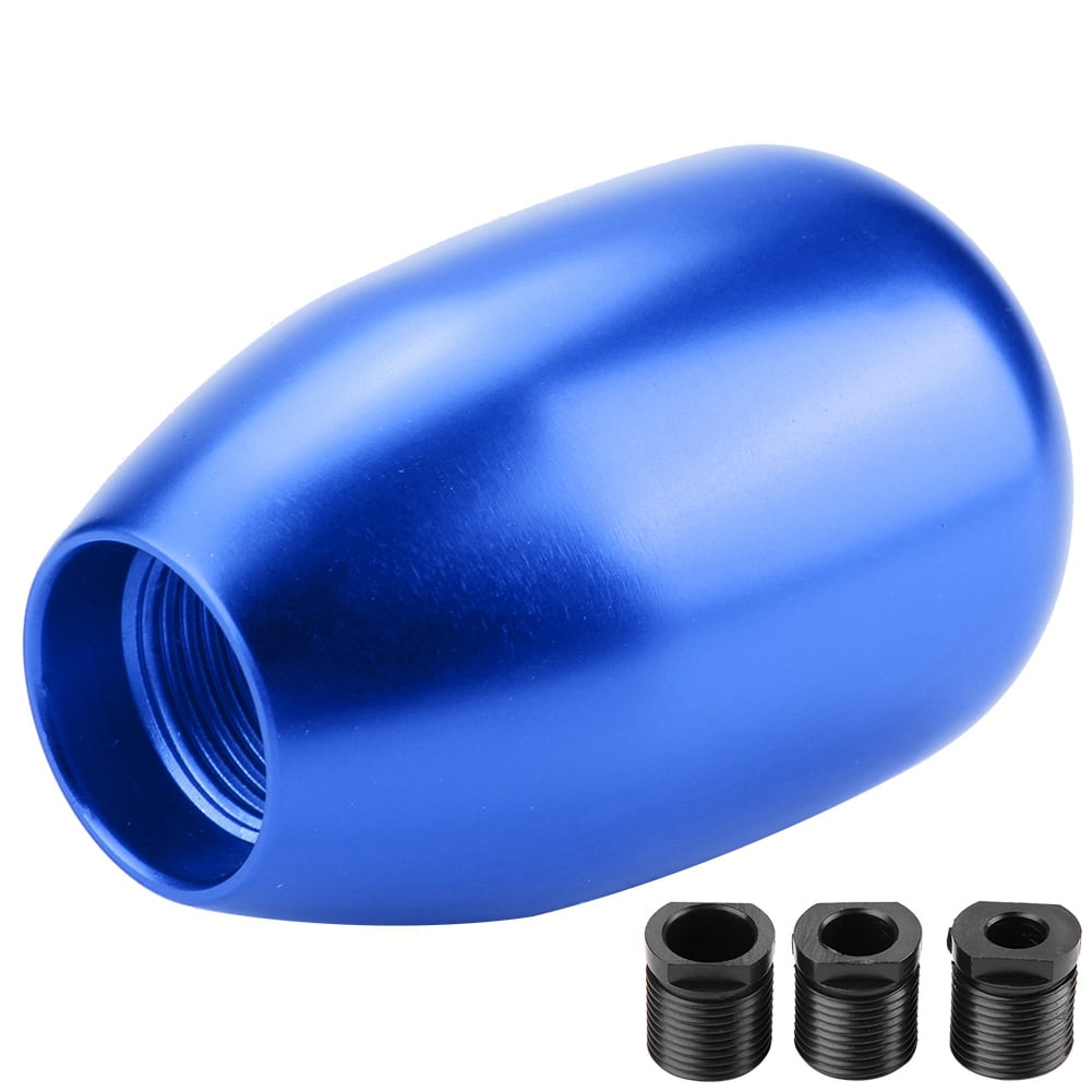 Short Shift Knobs For Manual Transmission, Solid Blue Aluminum Alloy ...