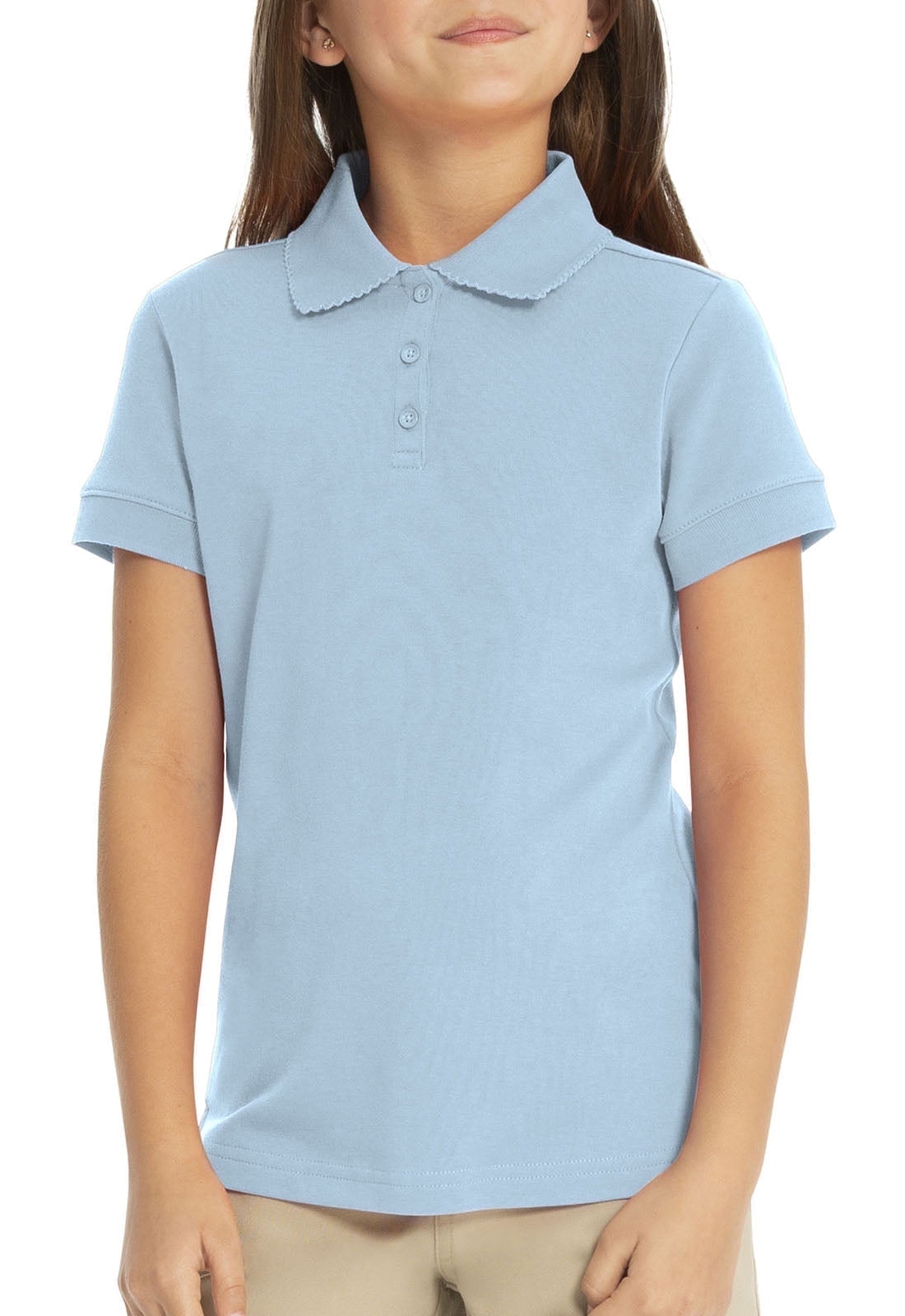 Real School Uniforms Girls Feminine Fit Polo 68004 - Walmart.com