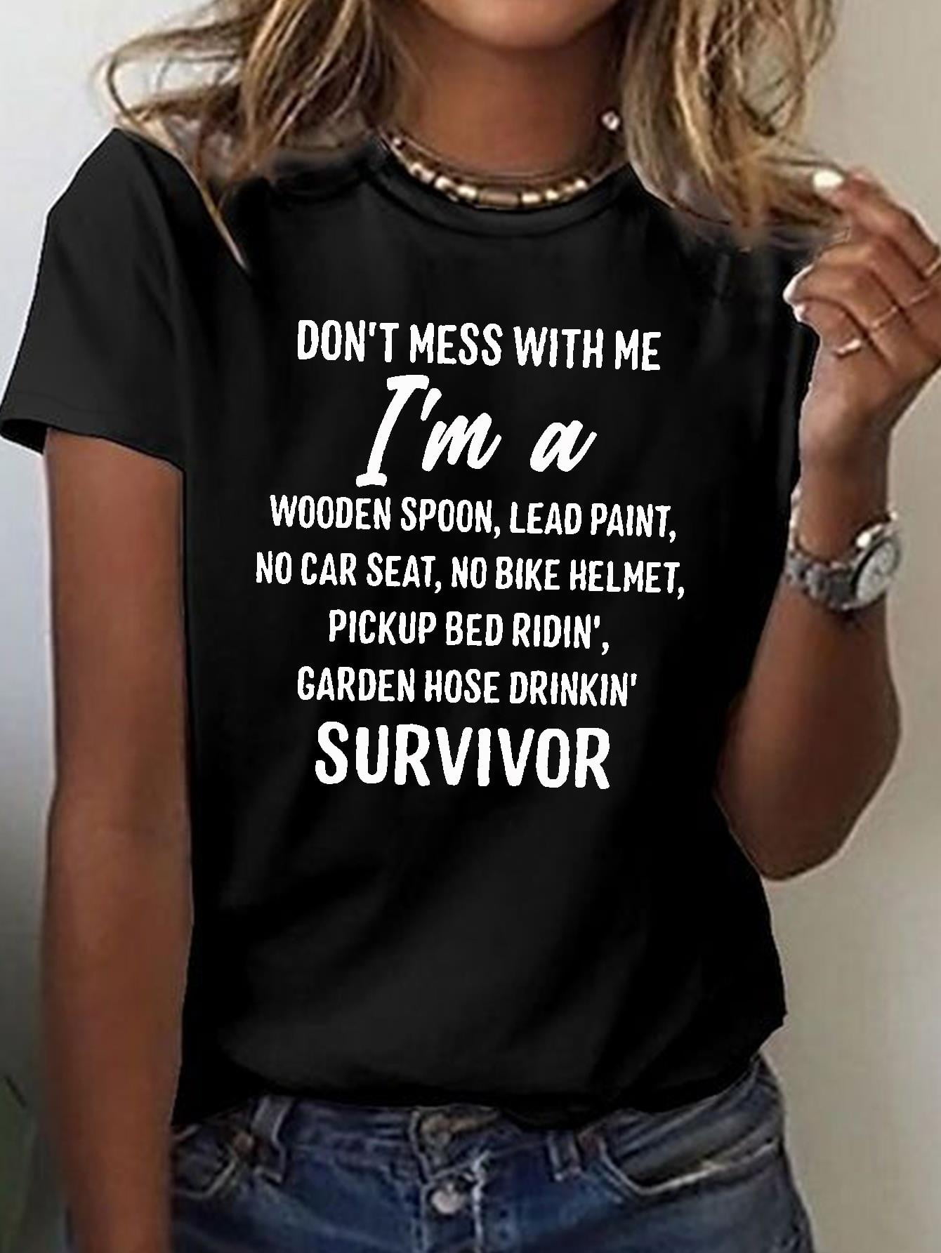 Short Sleeve Graphic Print Crew Neck T-shirt, Casual Top For Summer ...