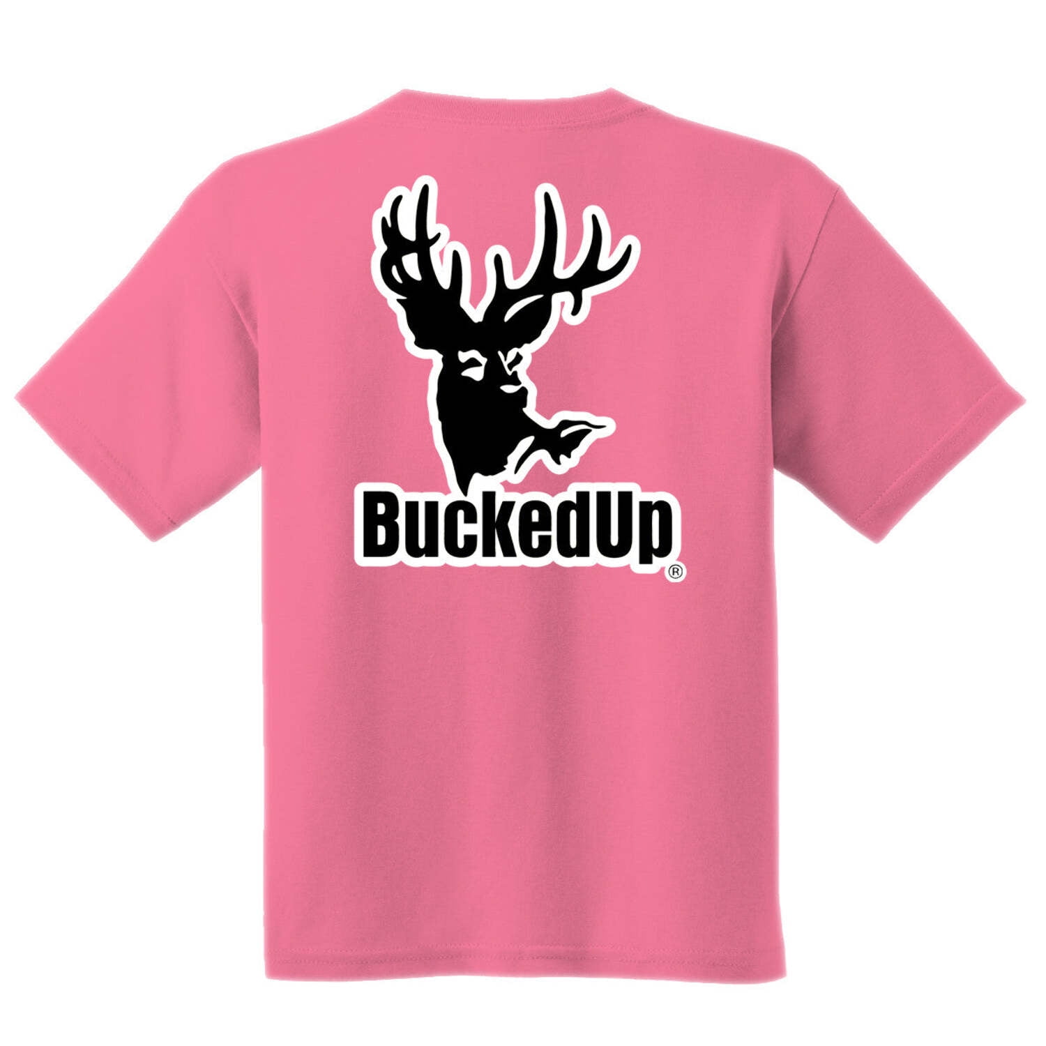 Short Sleeve Safety Pink with White BuckedUp® Logo - Walmart.com
