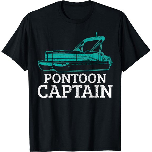 Short Sleeve T-Shirt Pontoon Captain - Pontoon Boating Pontooning T ...