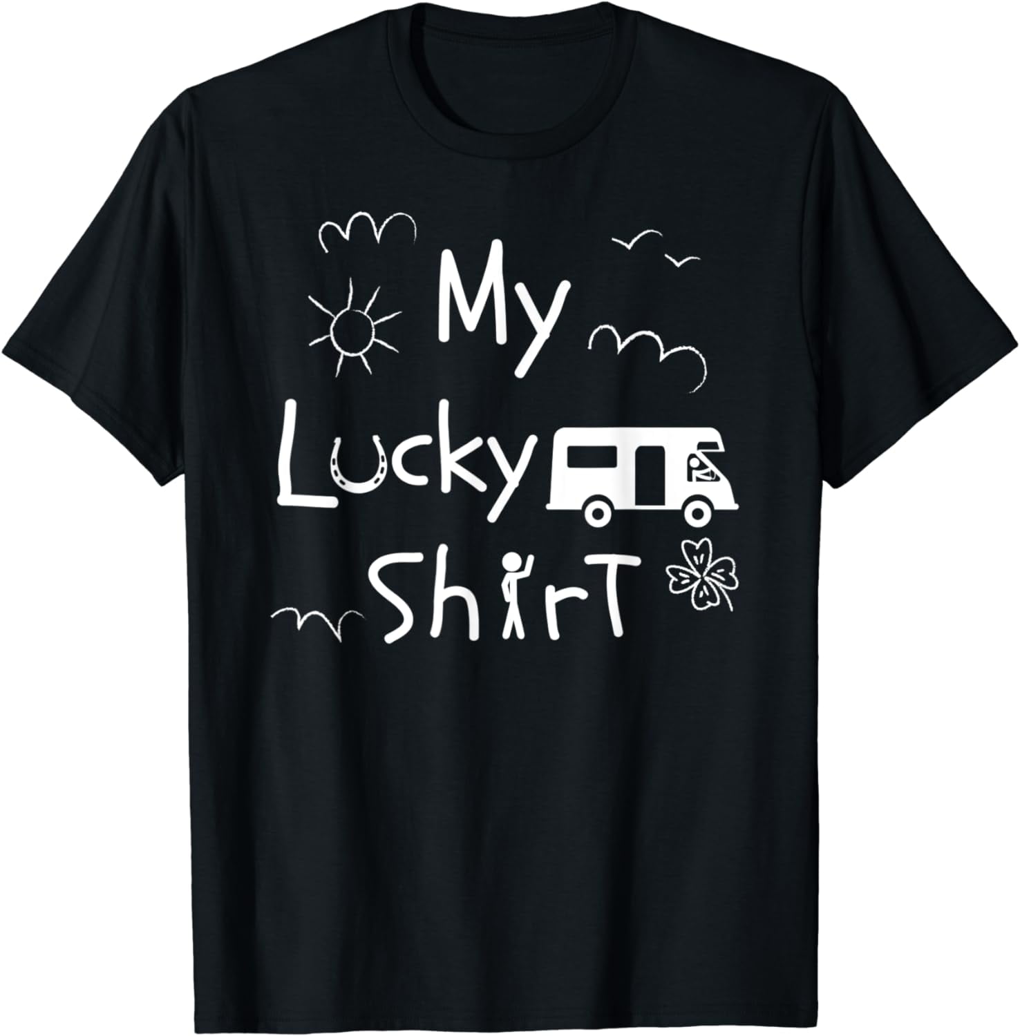 Short Sleeve T-Shirt RV-Pilot Camping-Camper Funny RV Motorhome T-Shirt ...