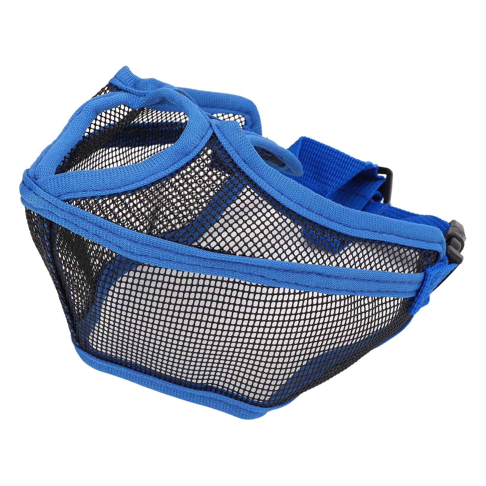 Short Snout Dog Muzzle Adjustable Breathable Prevent Biting Chewing Dog ...
