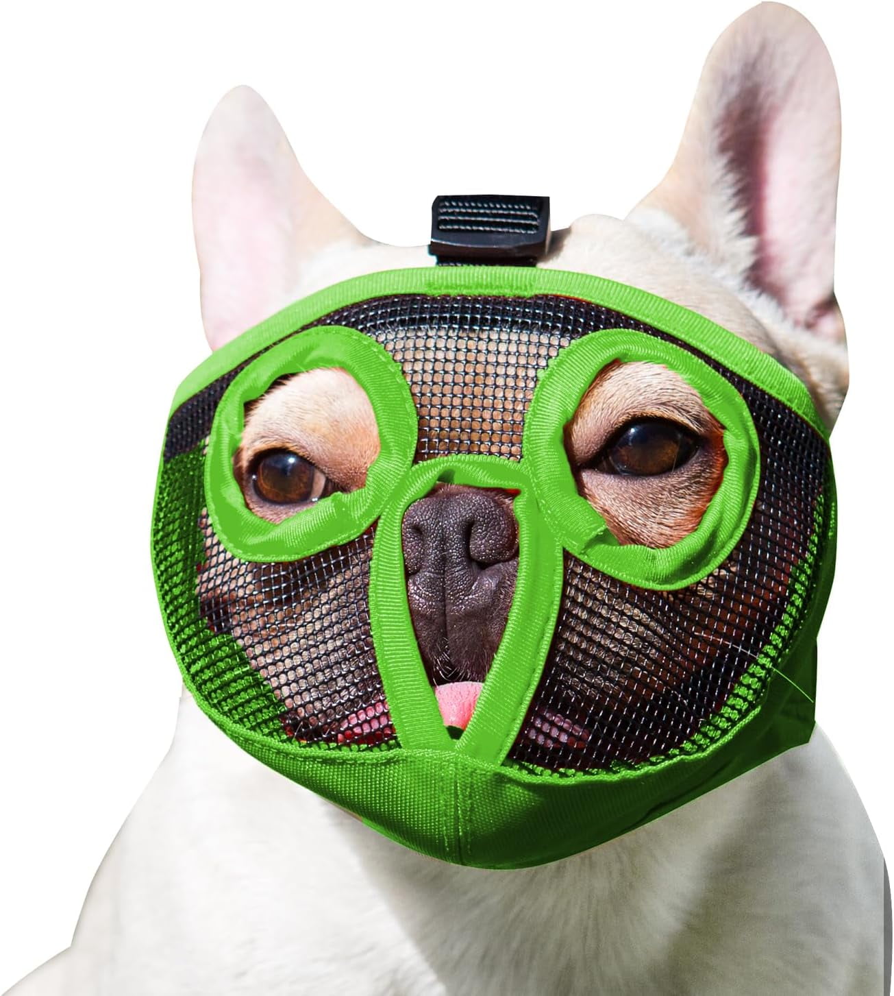 Short Snout Dog Muzzle- Bulldog Muzzle Breathable Mesh Dog Mask for ...