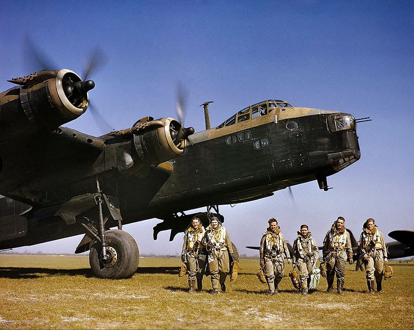 Short Stirling Mk I Heavy Conversion Unit Waterbeach - 24x36 Inch ...