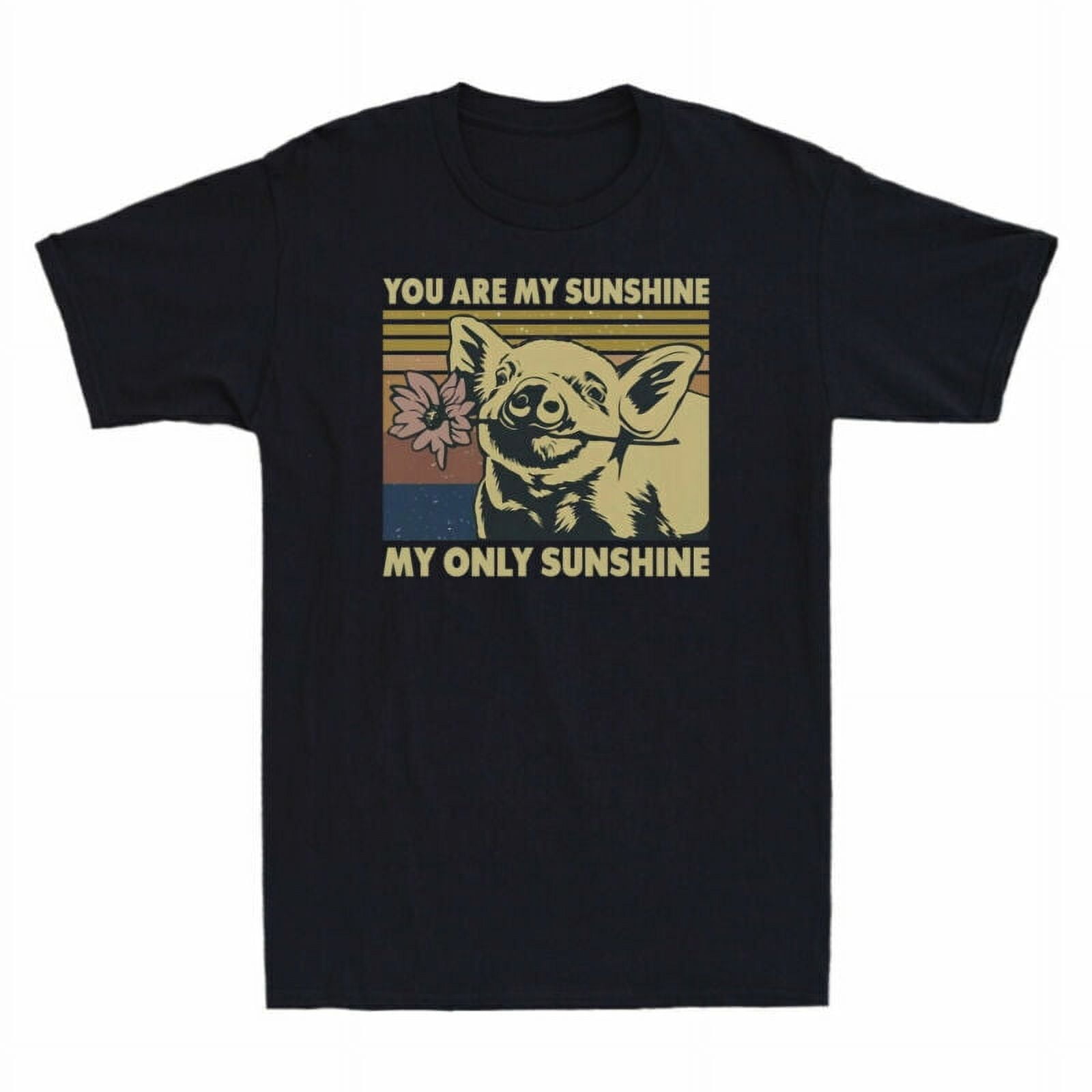 Short T-Shirt Only Vintage Are You My Sleeve Sunshine My Sunshine Pig ...